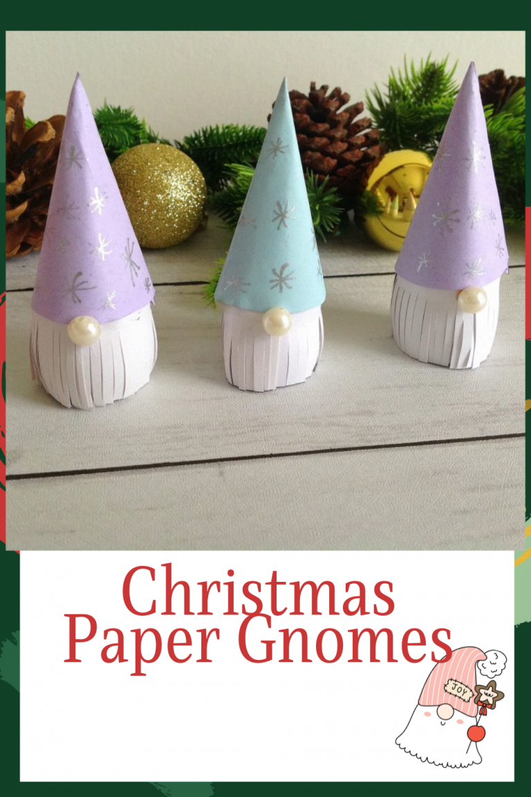 How to Make Paper Gnomes For Christmas - Christmas Crafts And Recipes